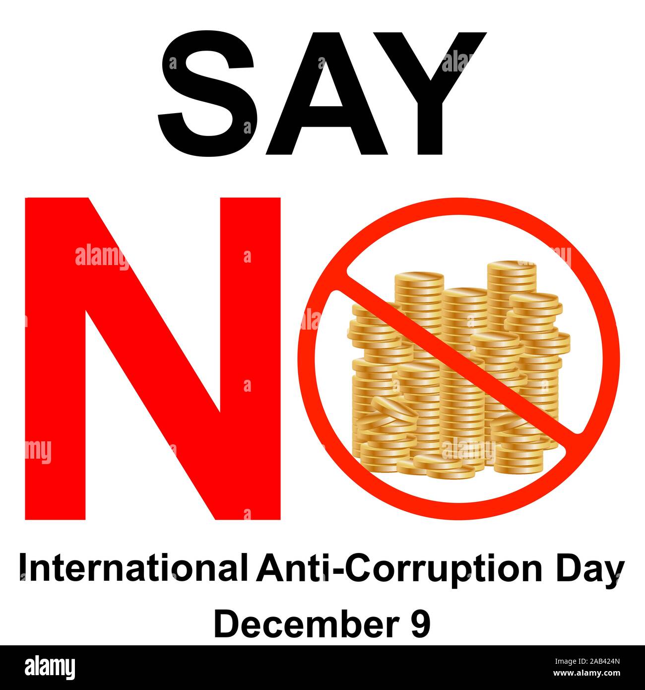 International anti-corruption day, say no to corruption United against ...