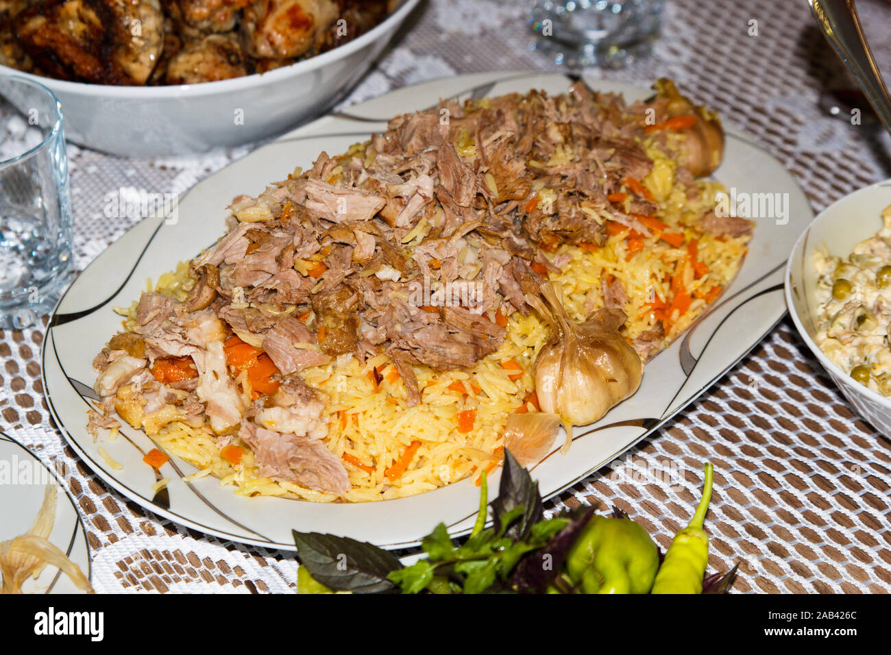 Uzbek pilav hi-res stock photography and images - Alamy