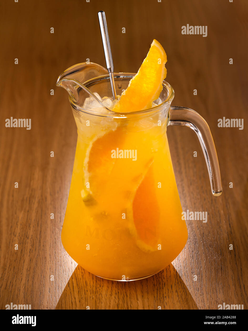 Orange lemonade slices ice hi-res stock photography and images - Alamy