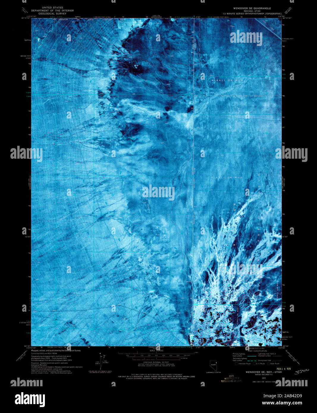 Map of wendover hi-res stock photography and images - Alamy