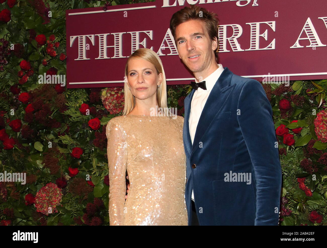 Poppy Delevingne and James Cook attend the 65th Evening Standard ...
