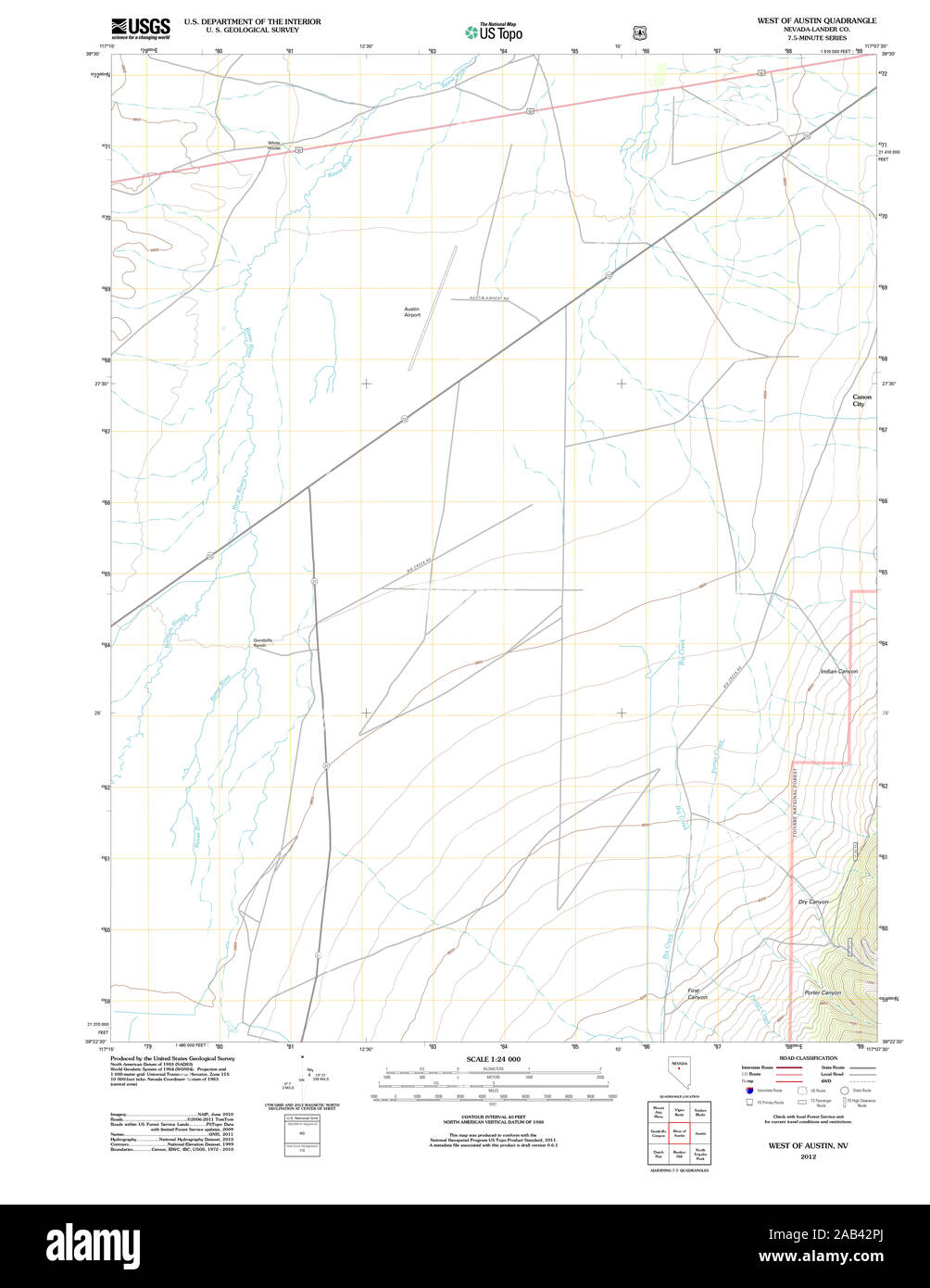 Austin nevada Cut Out Stock Images & Pictures - Alamy