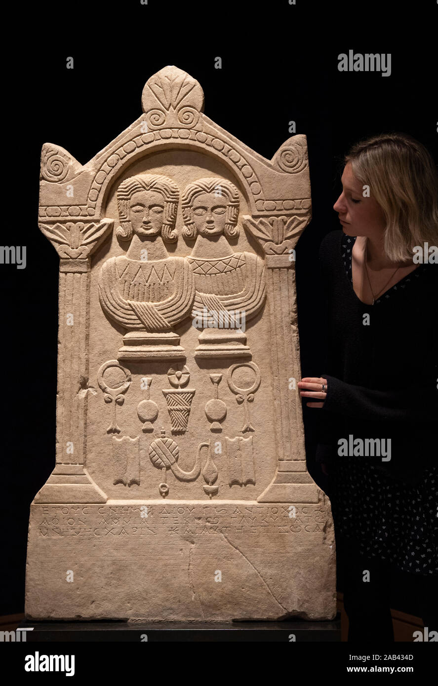 Roman marble stele phrygia hi-res stock photography and images - Alamy