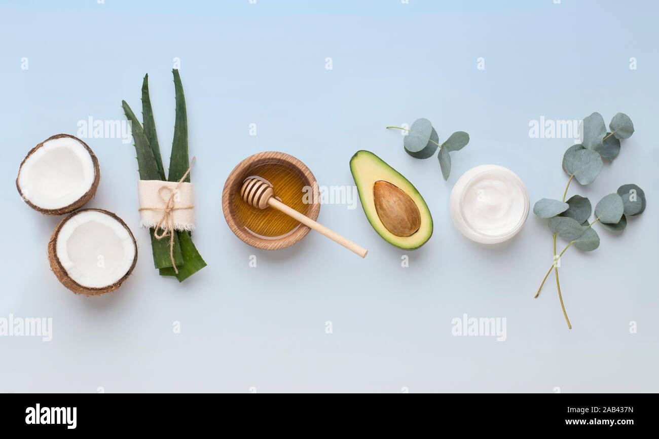 Homemade face and body mask of natural ingredients Stock Photo - Alamy