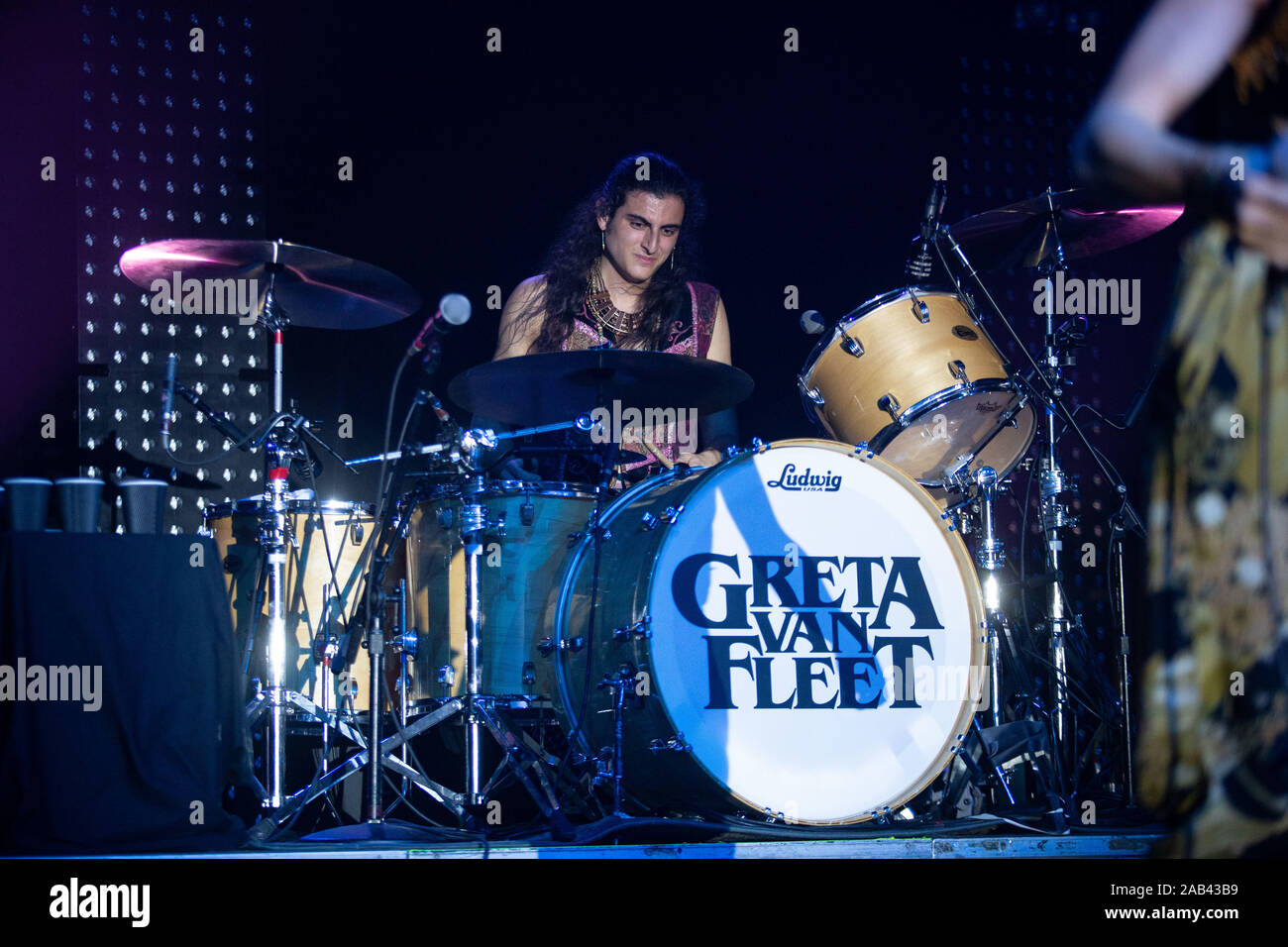 Greta Van Fleet in concerto all' Alcatraz (MI). Foto di Davide Merli ...