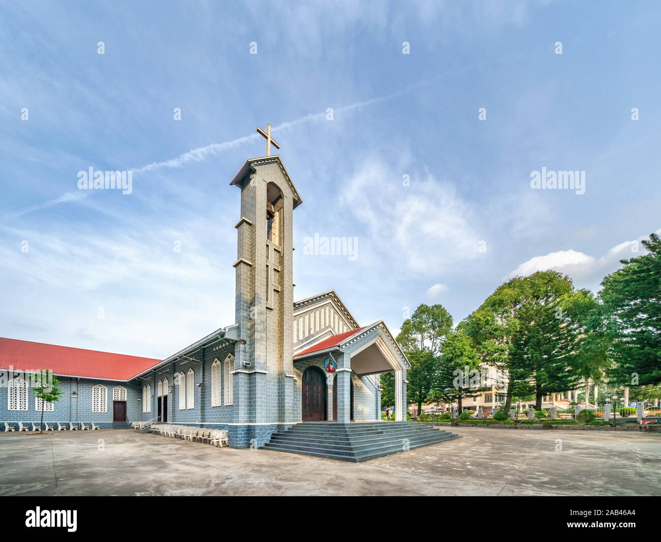 Thanh Tam church, Buon Me Thuot city, Dak Lak, Vietnam Stock Photo - Alamy