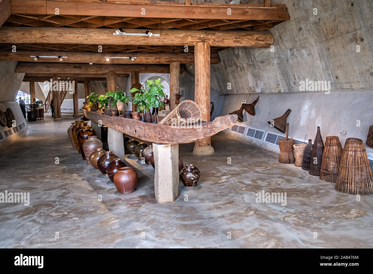 Coffee world museum, general view, Buon Me Thuot city, Dak Lak province ...