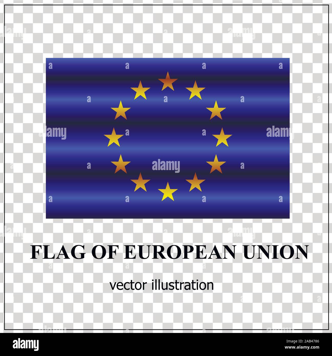 Bright banner with flag of European Union. Happy Europe day banner ...