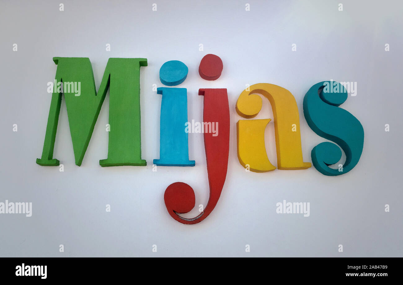 Mijas name hi-res stock photography and images - Alamy