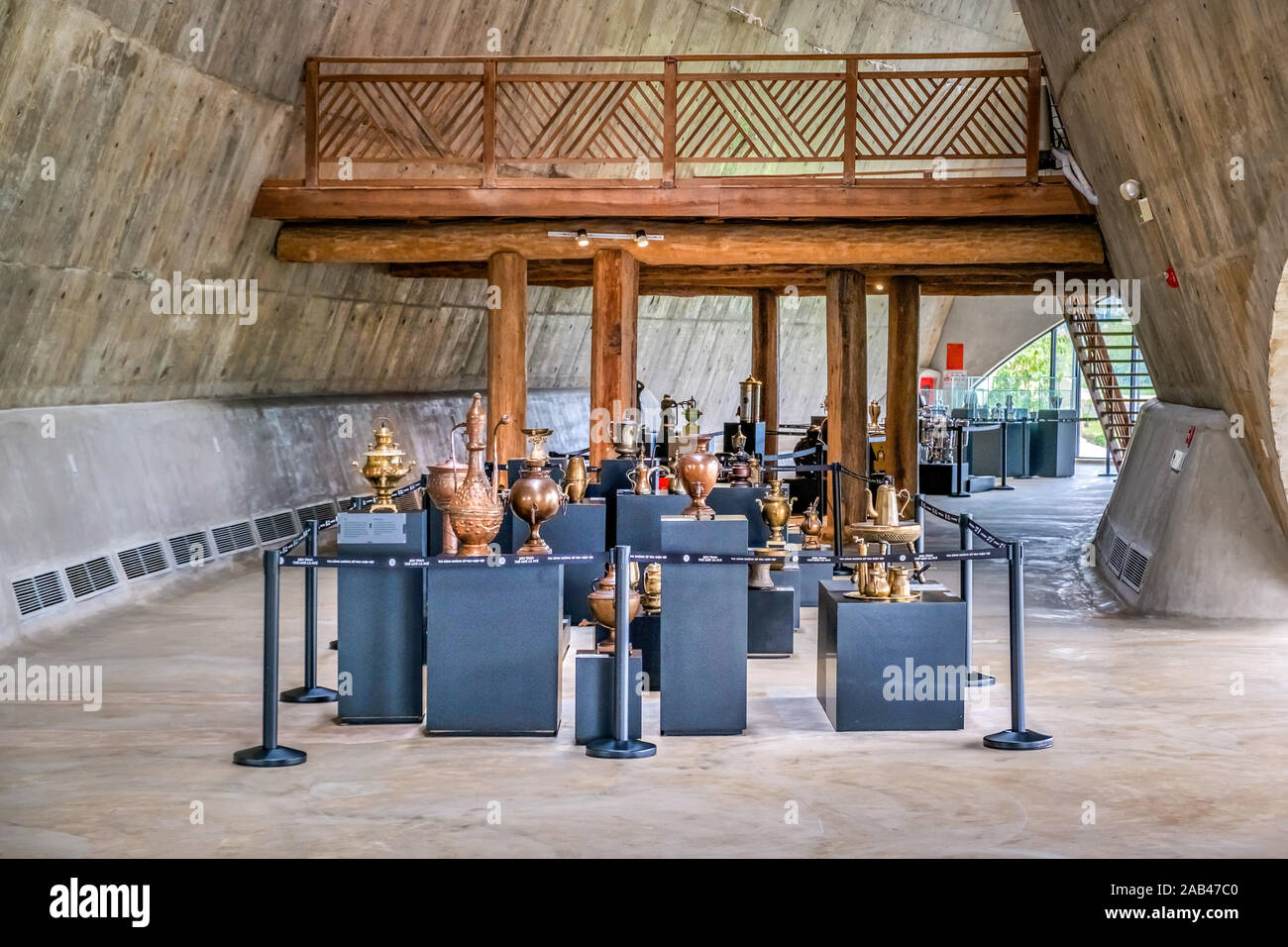 Coffee world museum, general view, Buon Me Thuot city, Dak Lak province ...