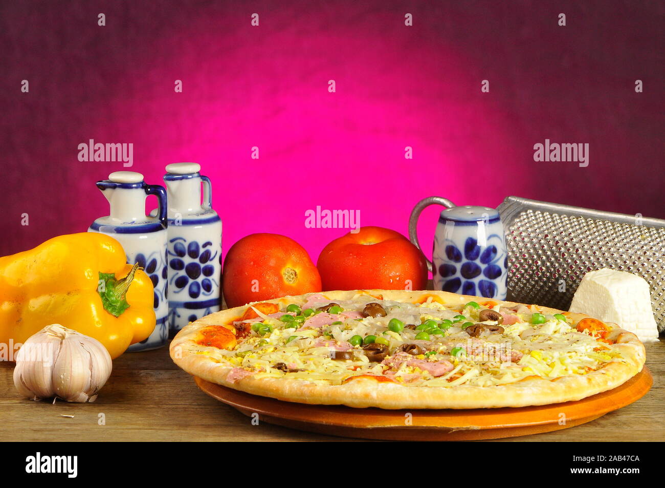 Pizza photo concept Stock Photo - Alamy