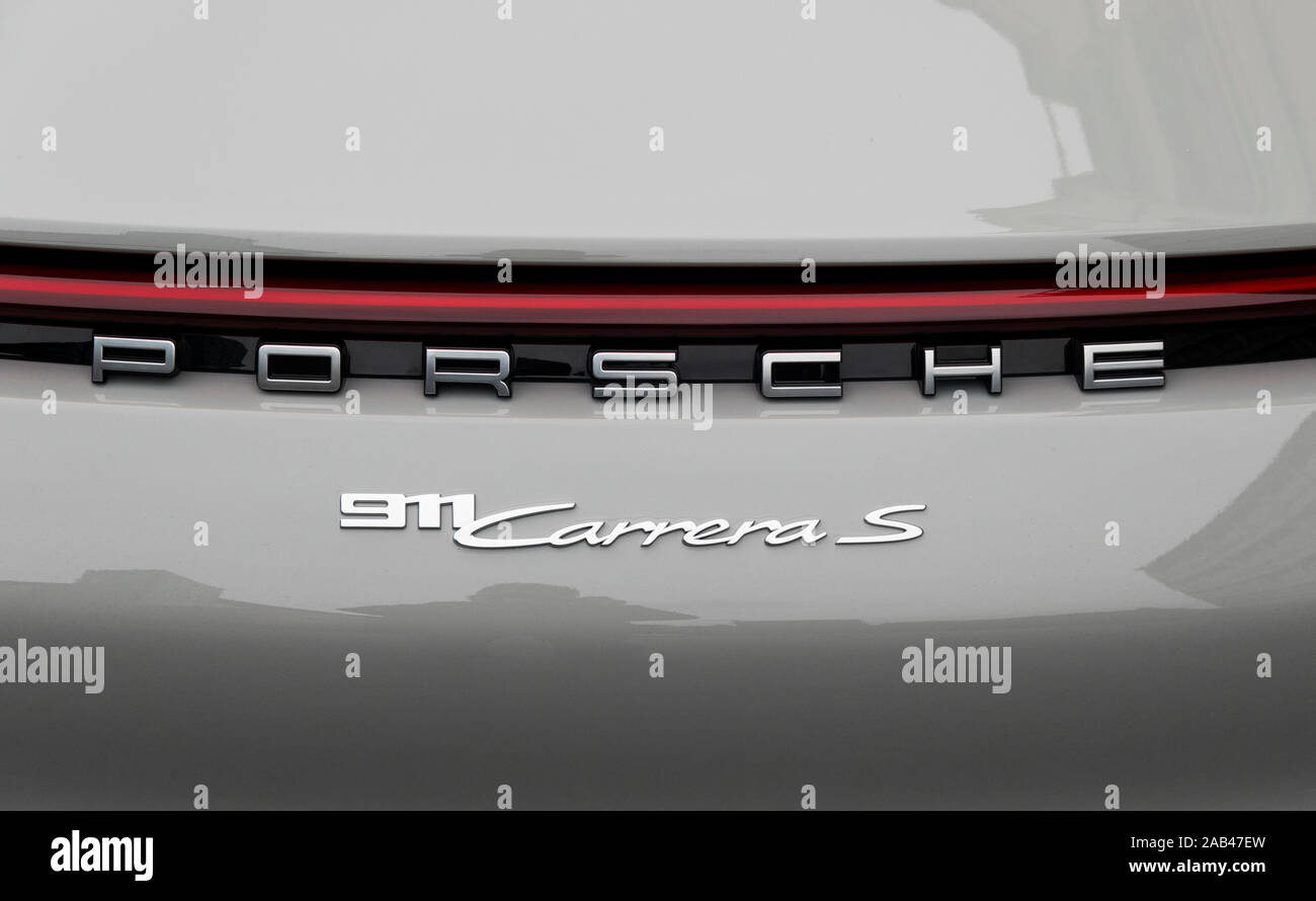 The rear end of a new Porsche 911 Carrera S Stock Photo - Alamy