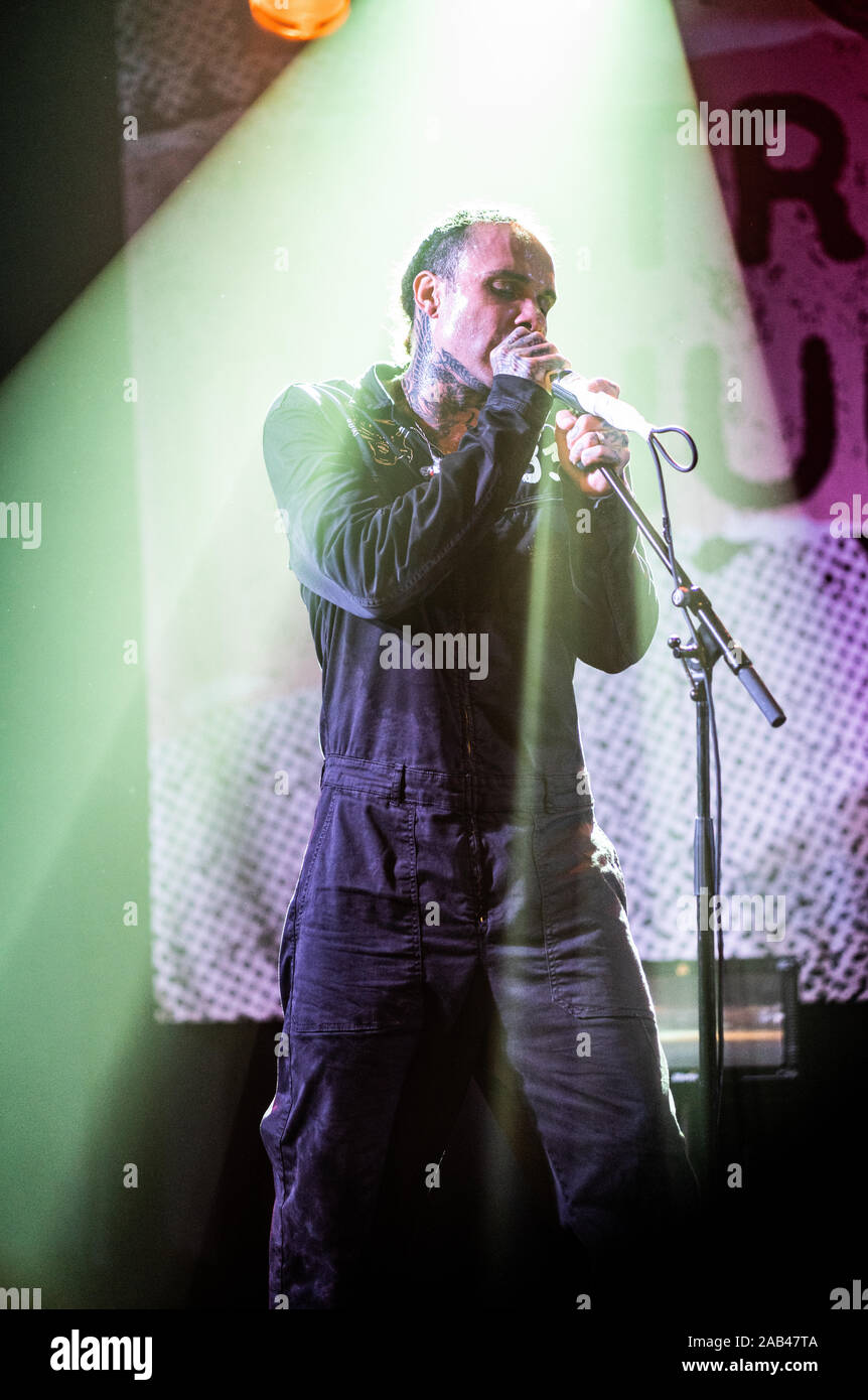 Copenhagen, Denmark. 22nd, November 2019. The American rock metal group ...