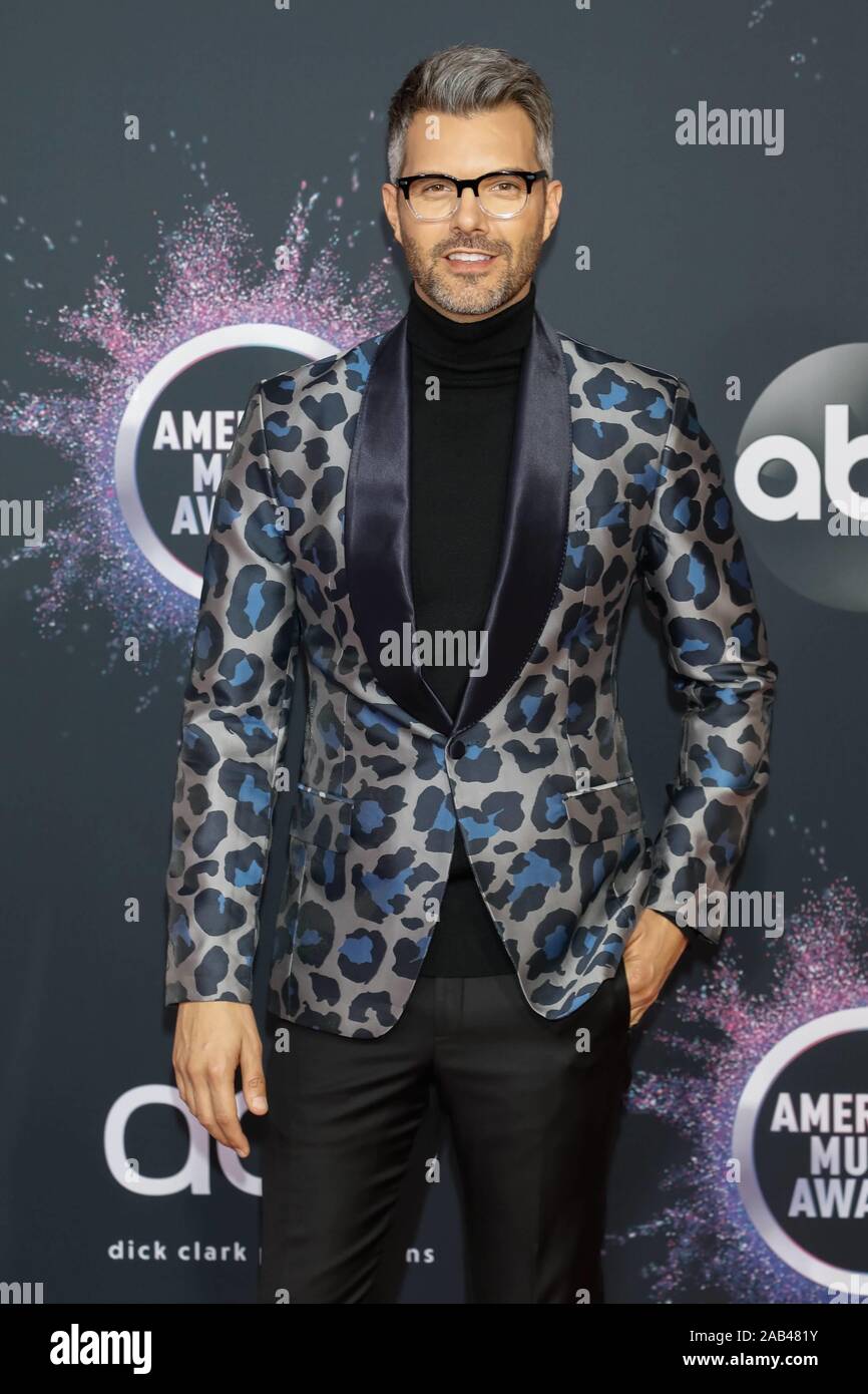 Los Angeles, USA. 24th Nov 2019. A.J. Gibson attends the 2019 American ...
