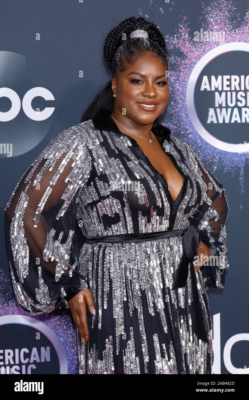 Los Angeles, USA. 24th Nov 2019. Ester Dean attends the 2019 American ...