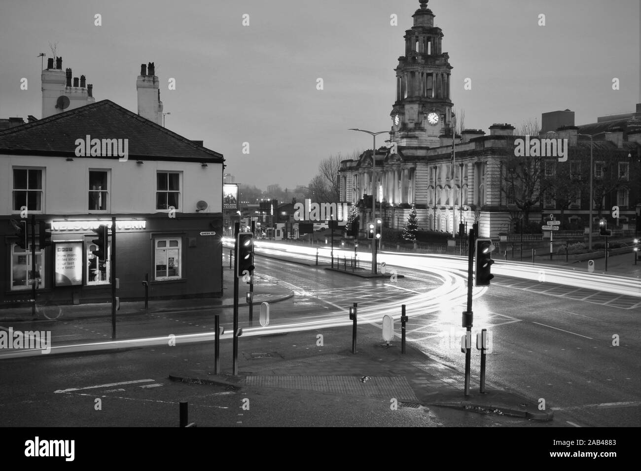 Town hall dome Black and White Stock Photos & Images - Alamy