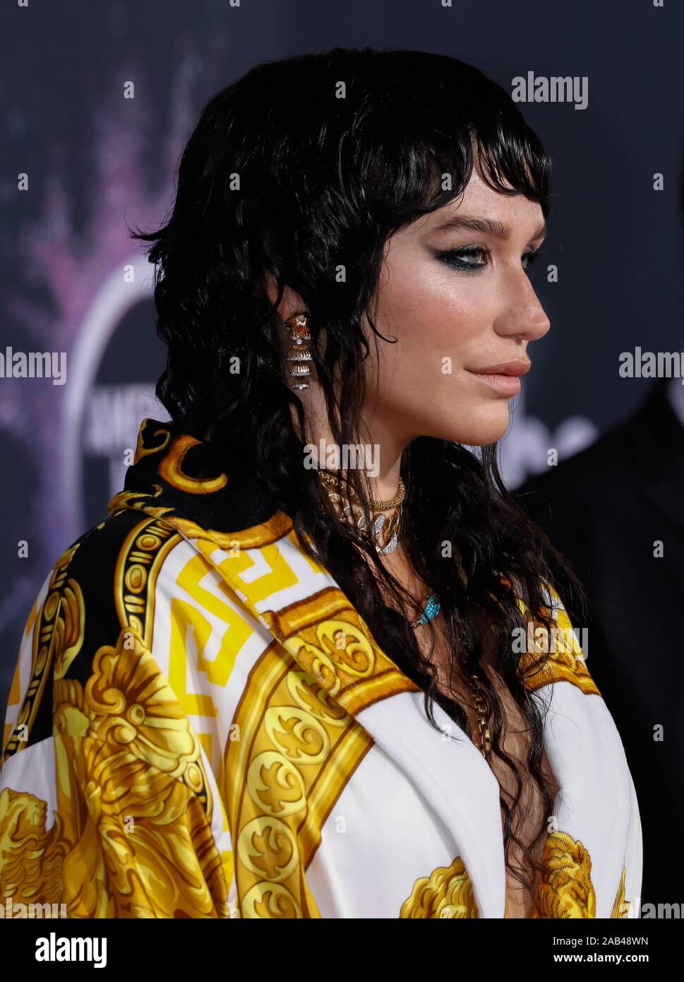 Los Angeles, USA. 24th Nov 2019. Kesha attends the 2019 American Music ...