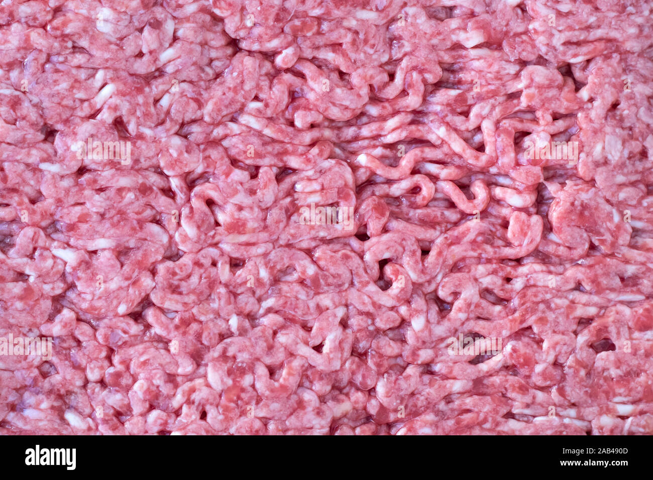 Texture of red mincemeat. Raw food, forcemeat background. Cooking ...