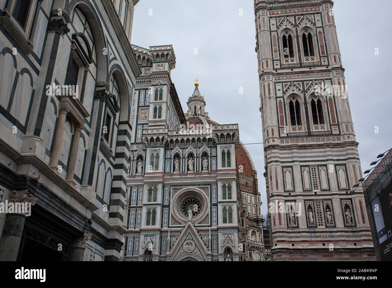 View of the Front Facade of the Duomo of Florence 4 Stock Photo - Alamy