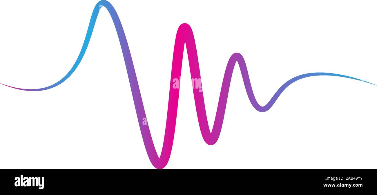 Wave Line Music, Audio Spectrum, Sound Equalizer Vector Stock Vector ...