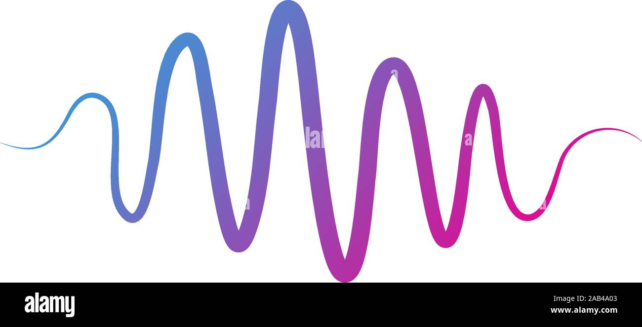 Wave Line Music, Audio Spectrum, Sound Equalizer Vector Stock Vector ...