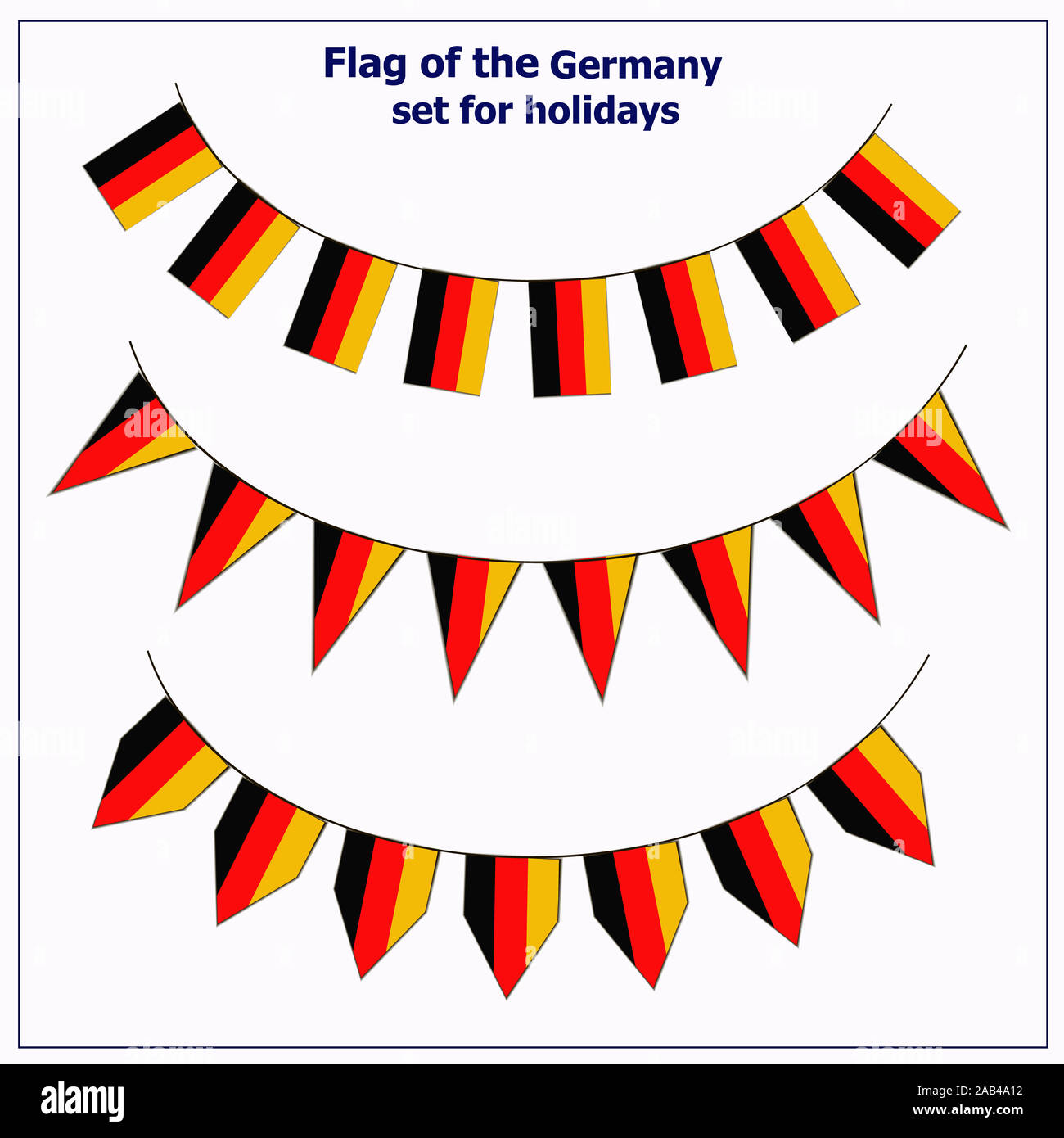 Flags of european union and germany Cut Out Stock Images & Pictures - Alamy