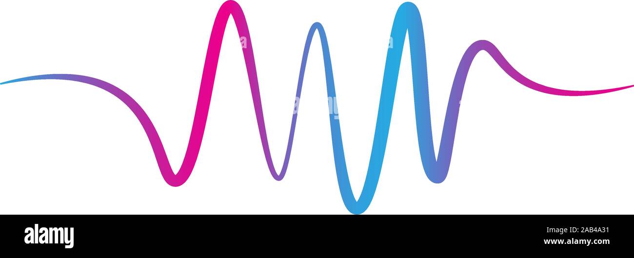 Wave Line Music, Audio Spectrum, Sound Equalizer Vector Stock Vector ...
