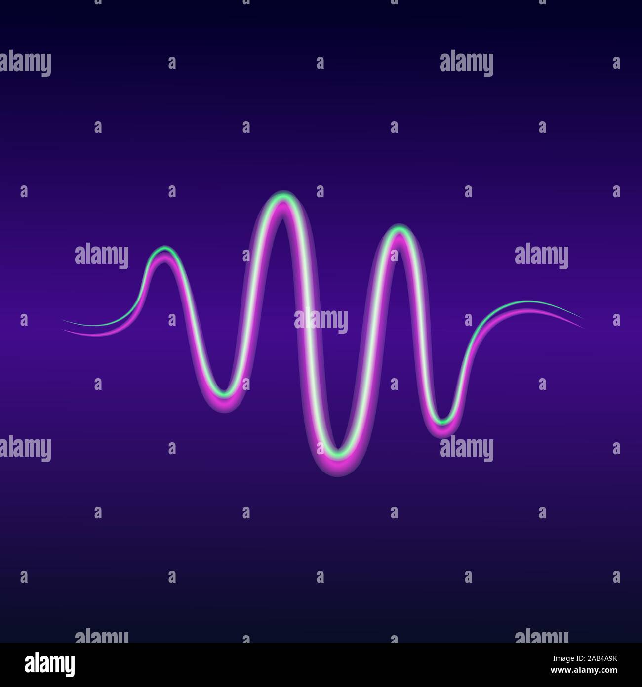 Light Audio Spectrum, Wave Line Music, Sound Equalizer Vector Stock ...