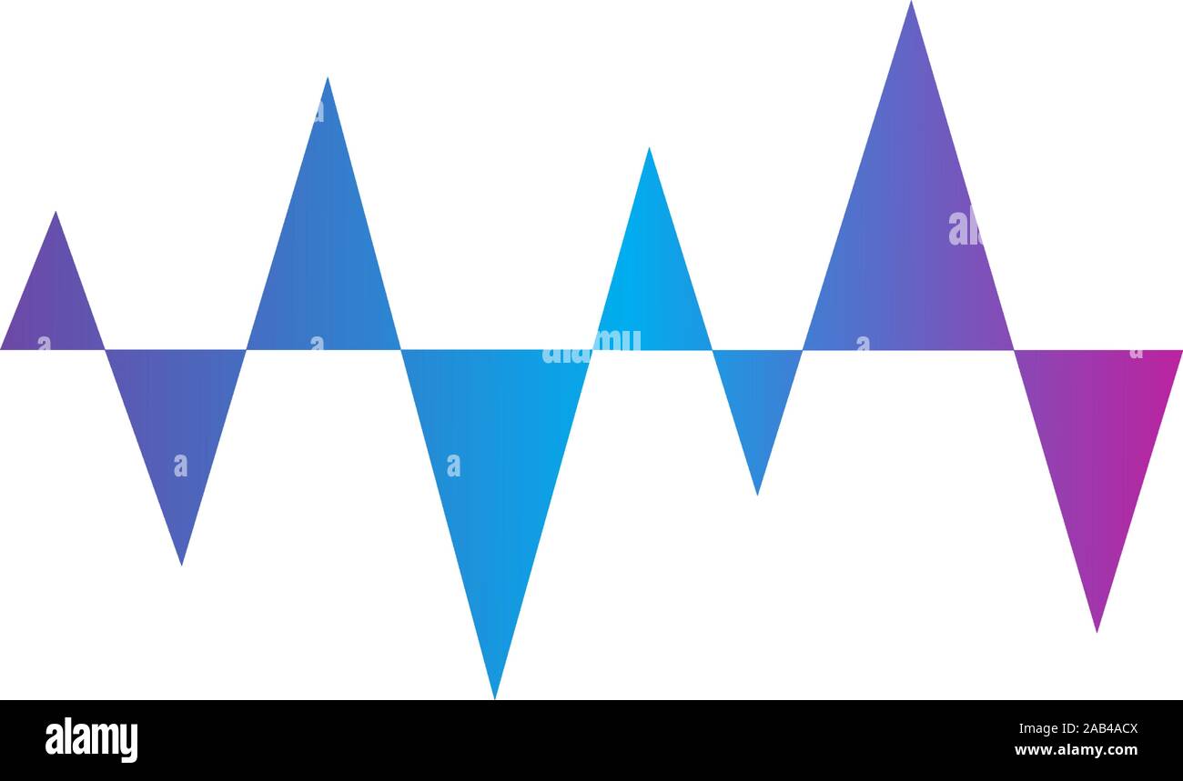 Sharp Audio Spectrum, Wave Music, Sound Equalizer Vector Stock Vector ...