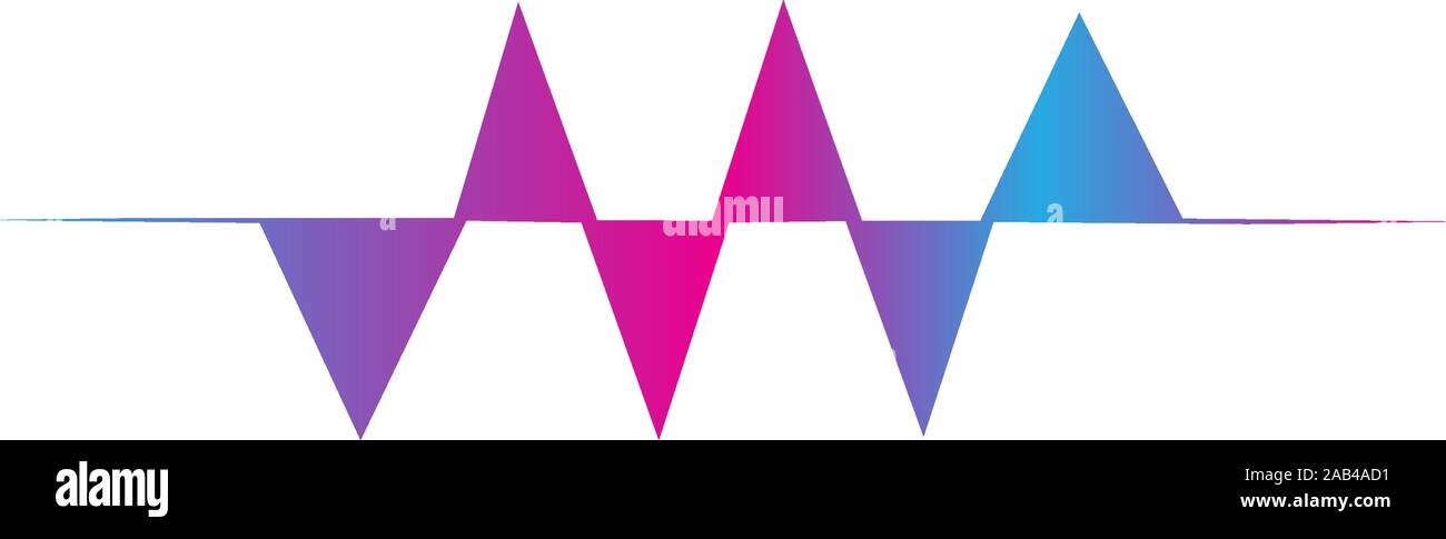 Sharp Audio Spectrum, Wave Music, Sound Equalizer Vector Stock Vector ...