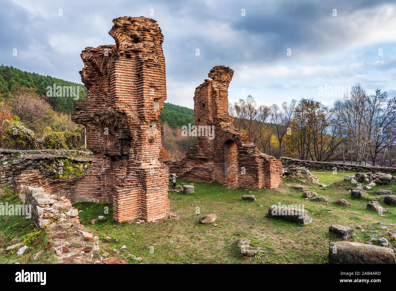 The St. Ilia Monastery is a ruins of a fortified Monastery complex with ...