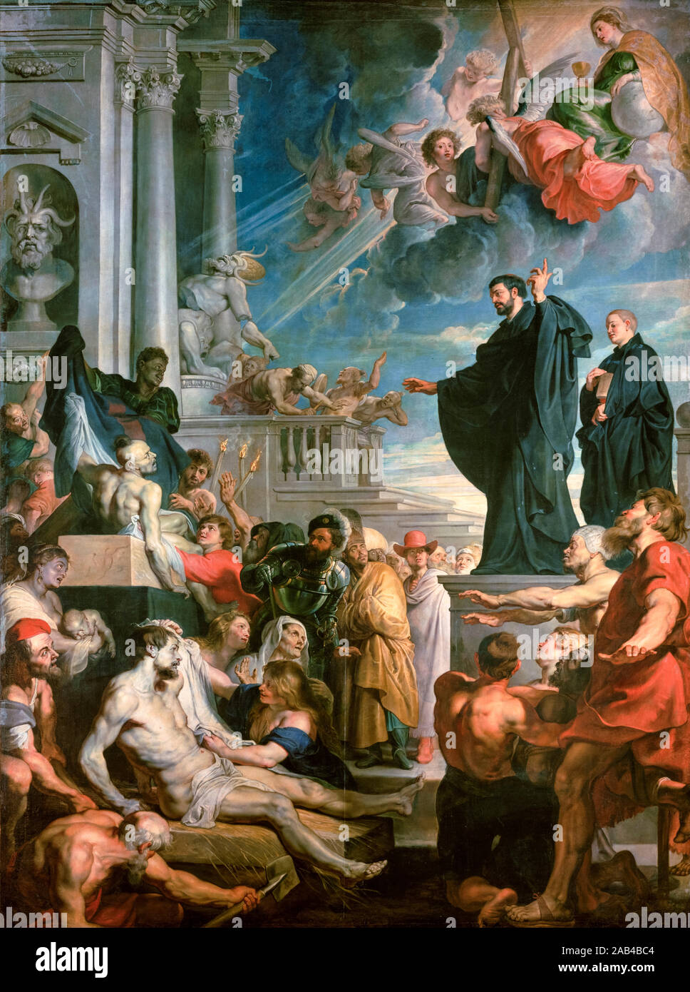 Peter Paul Rubens, The miracles of, St. Francis Xavier, painting, 1617-1618 Stock Photo - Alamy