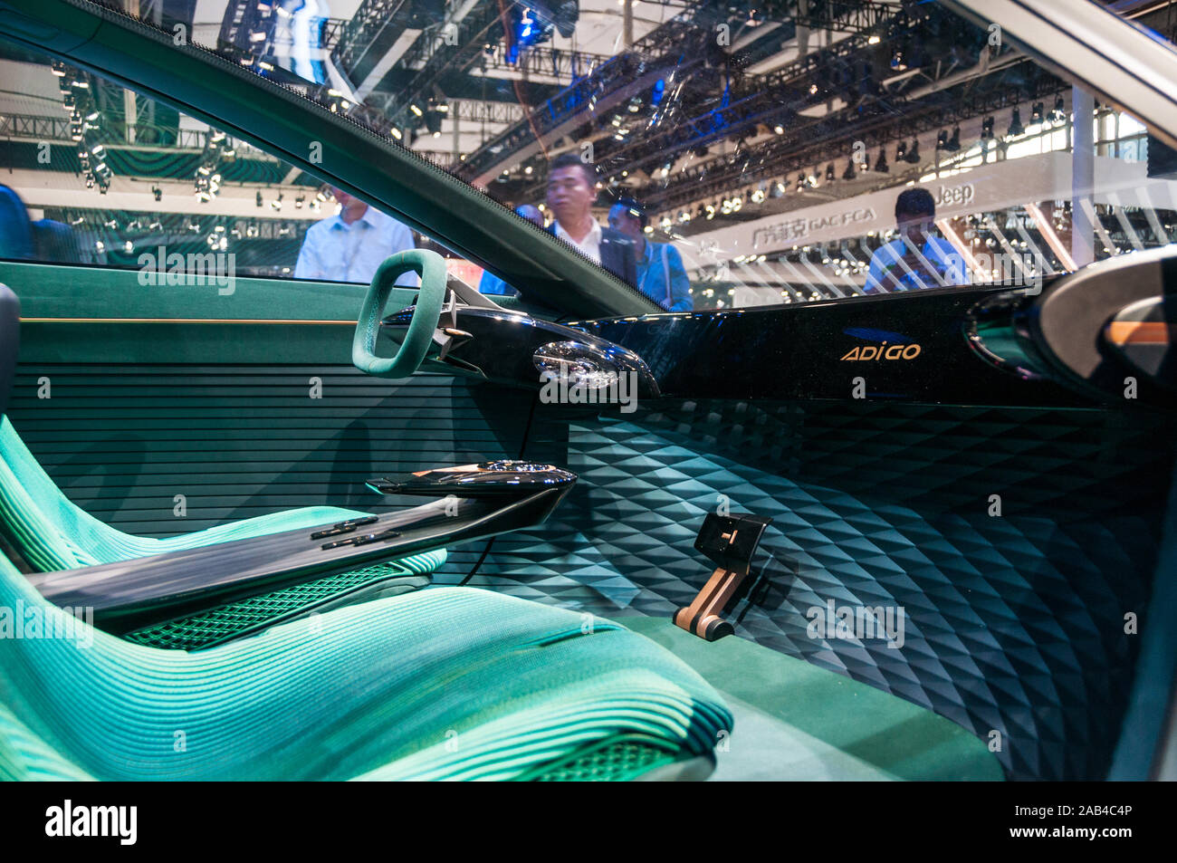 Interior of the GAC ENO.146 the world’s most aerodynamic car with the ...