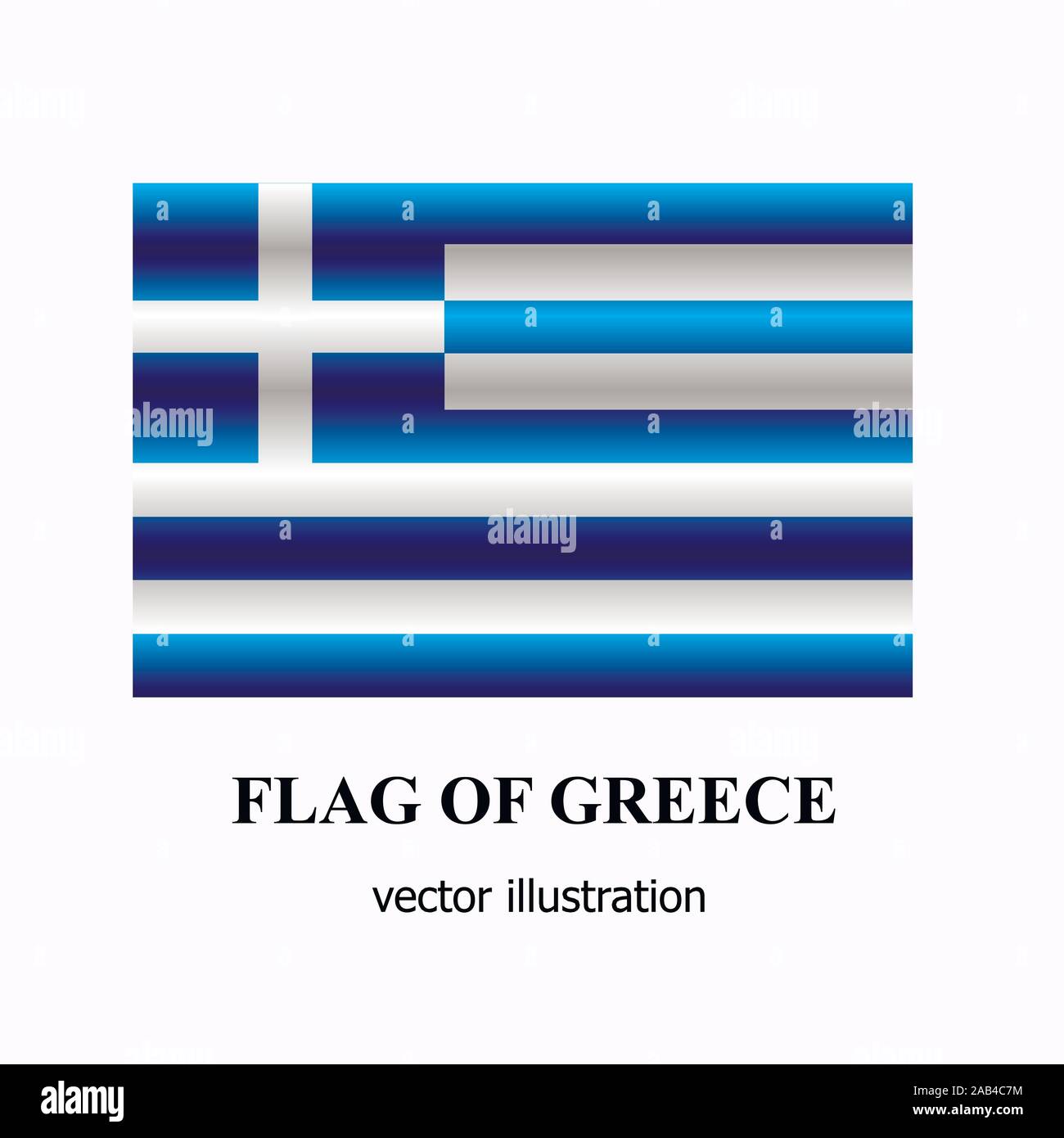 Banner with flag of Greece. Colorful illustration with flag for design ...