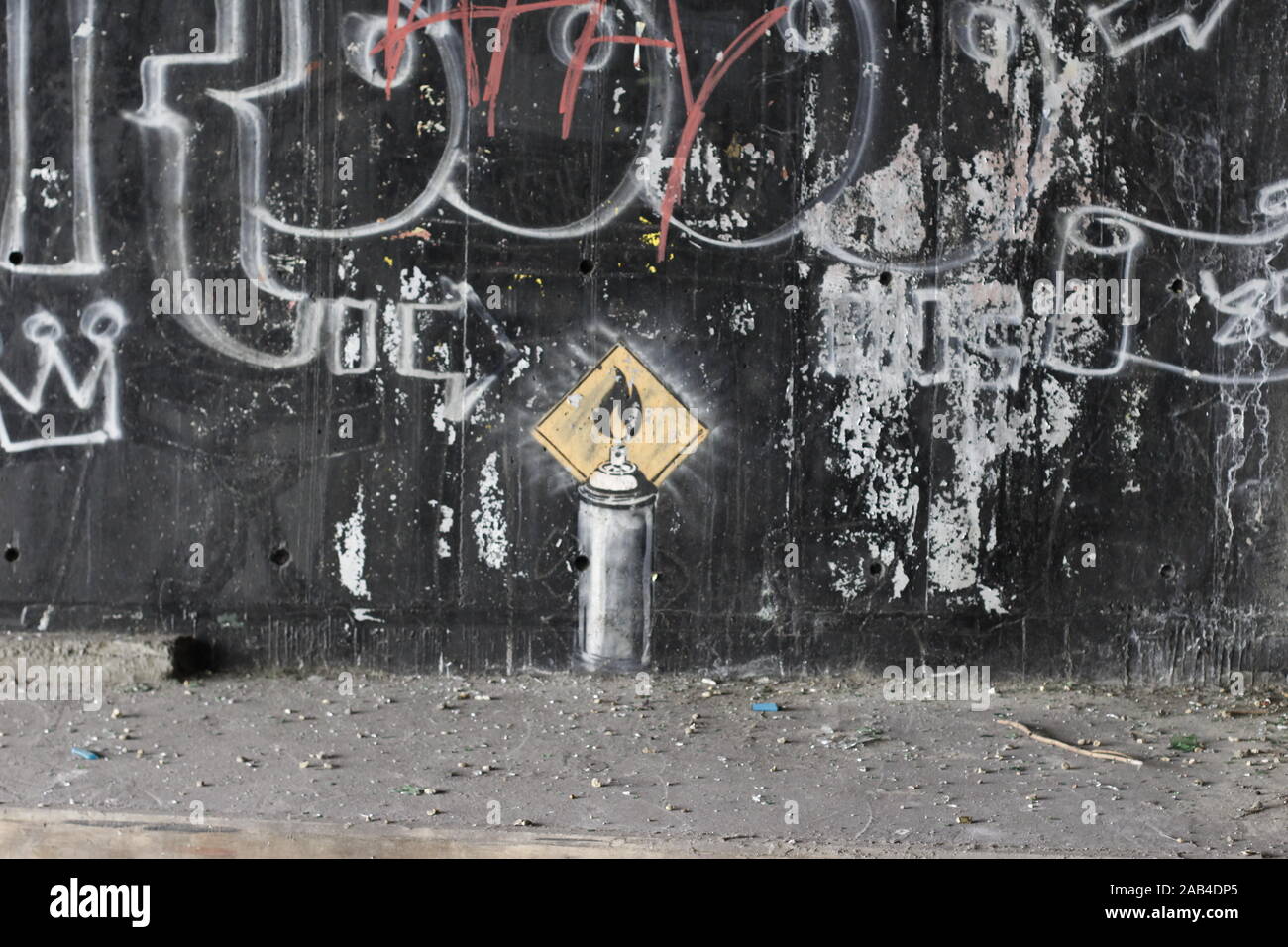 Funny amusing graffiti sign hi-res stock photography and images - Alamy