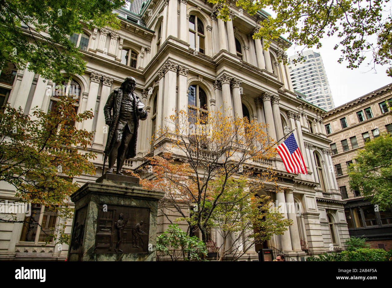 Boston old city hall hi-res stock photography and images - Alamy