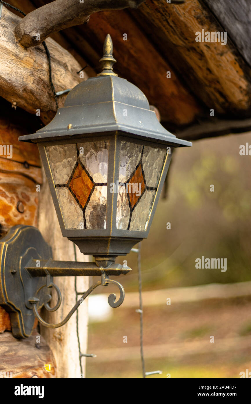 Lantern with colored glass hi-res stock photography and images - Alamy
