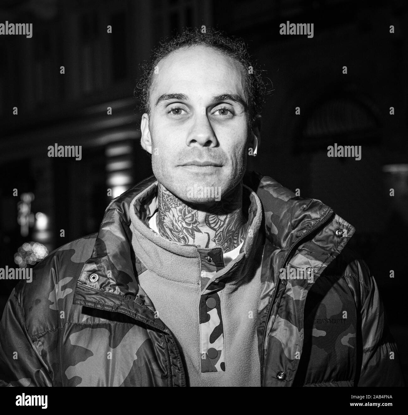 Copenhagen, Denmark. 22nd, November 2019. Vocalist Jason Aalon Butler ...
