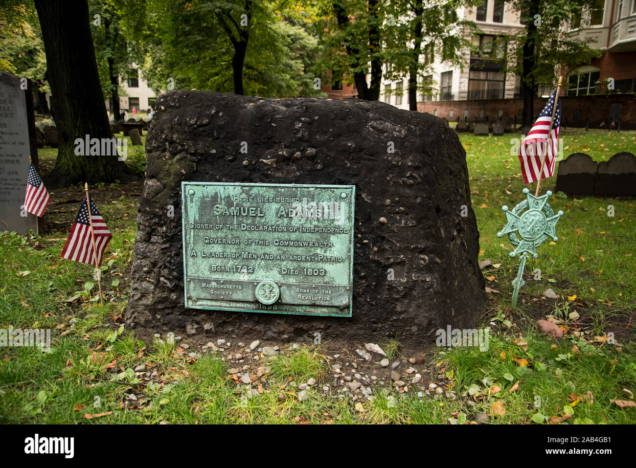 Boston common central burial ground hi-res stock photography and images ...