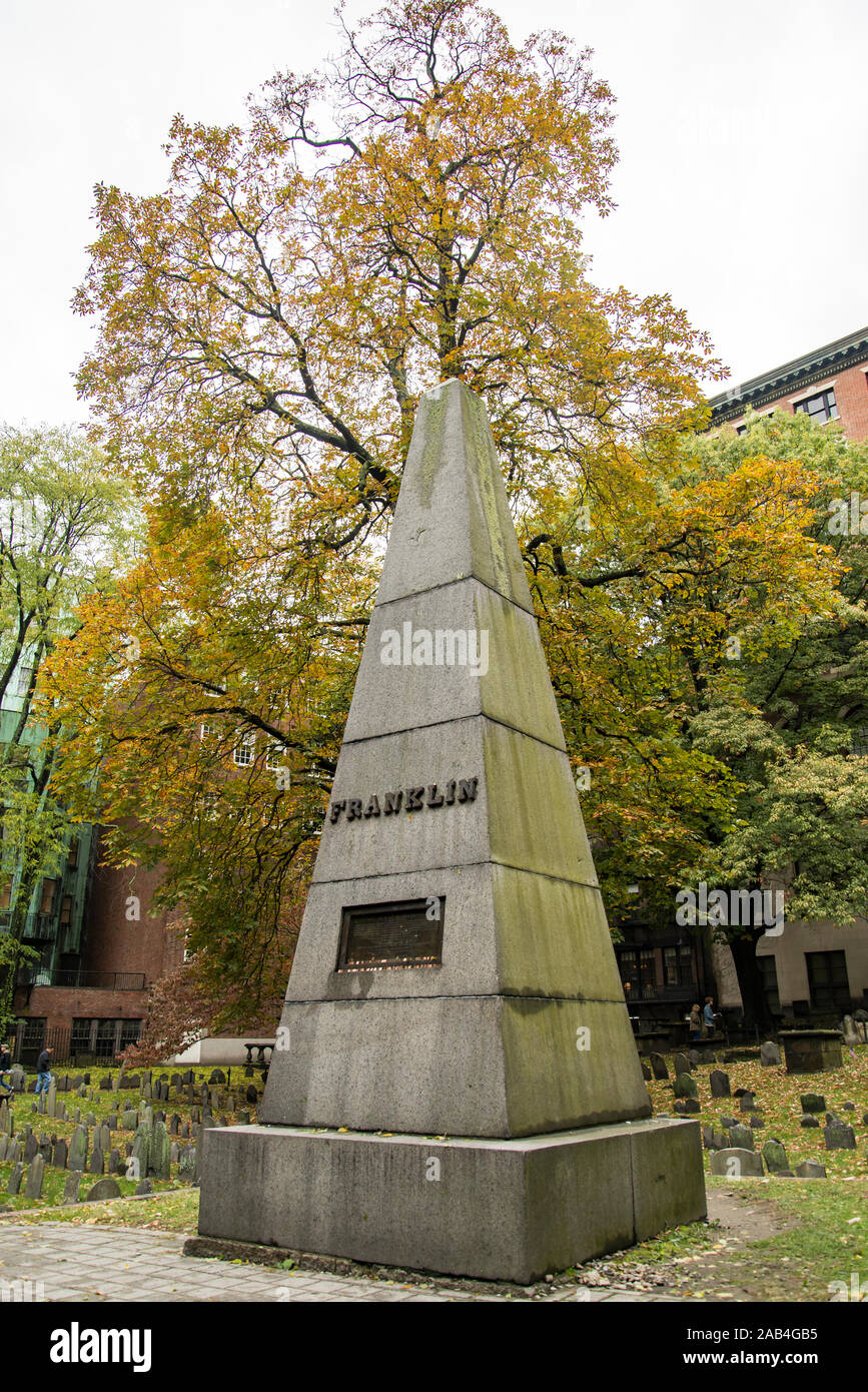 Boston Common's burial ground, historical figures from American ...