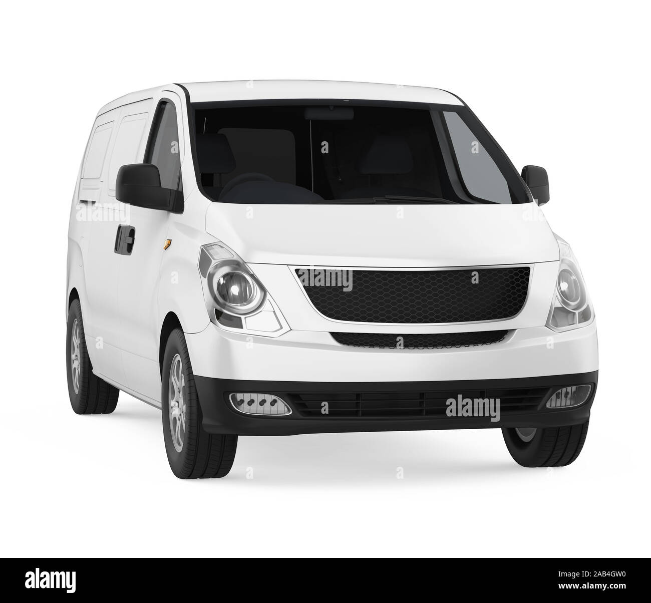 Delivery Van Isolated Stock Photo - Alamy