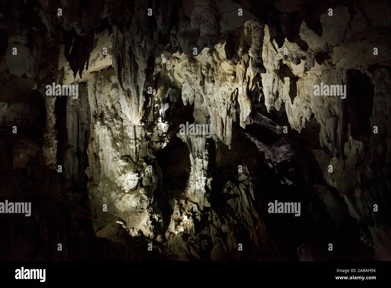 Rock formations in cave Borneo Malaysia Stock Photo - Alamy