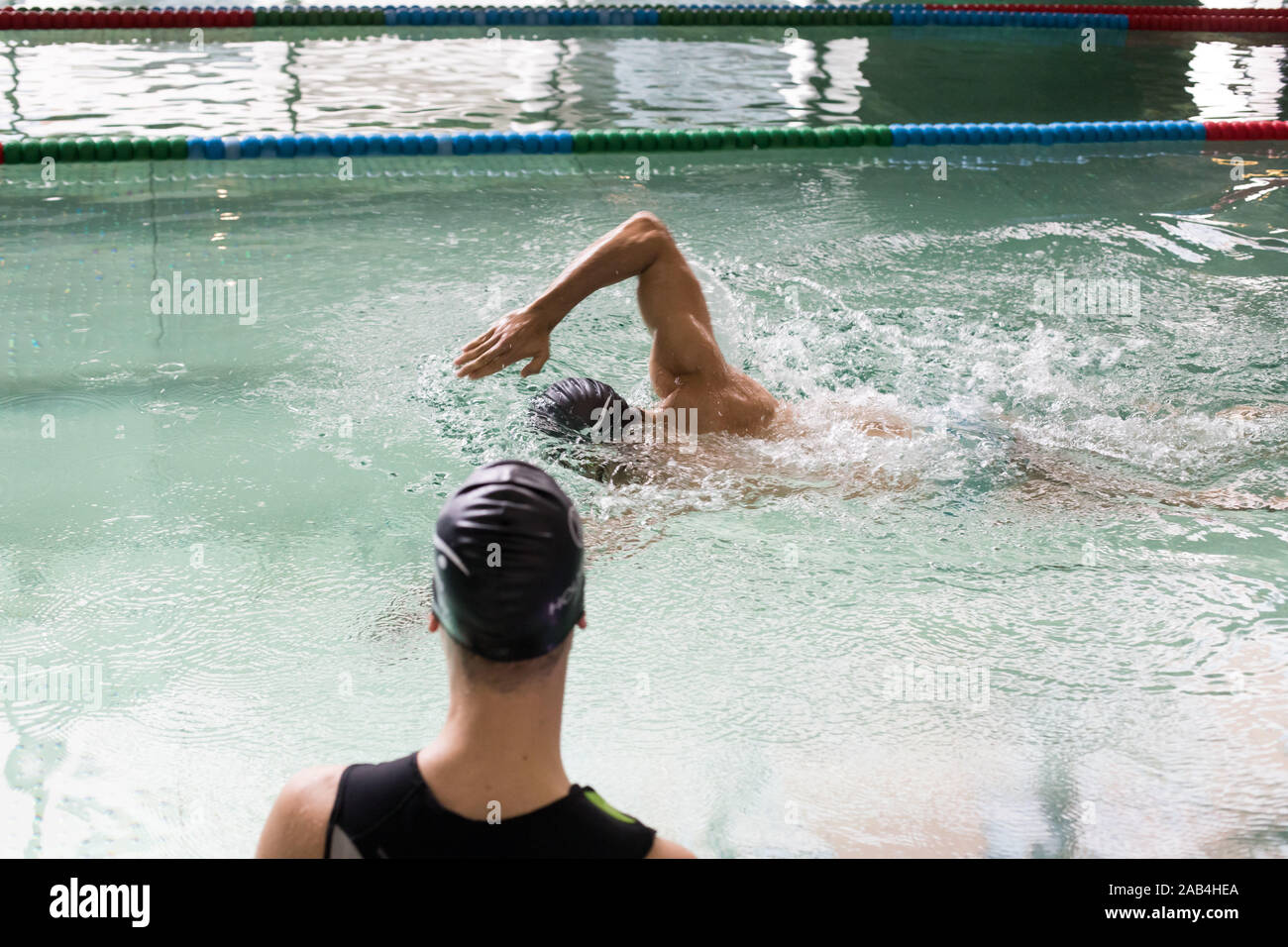 Adult swimming pool hi-res stock photography and images - Alamy