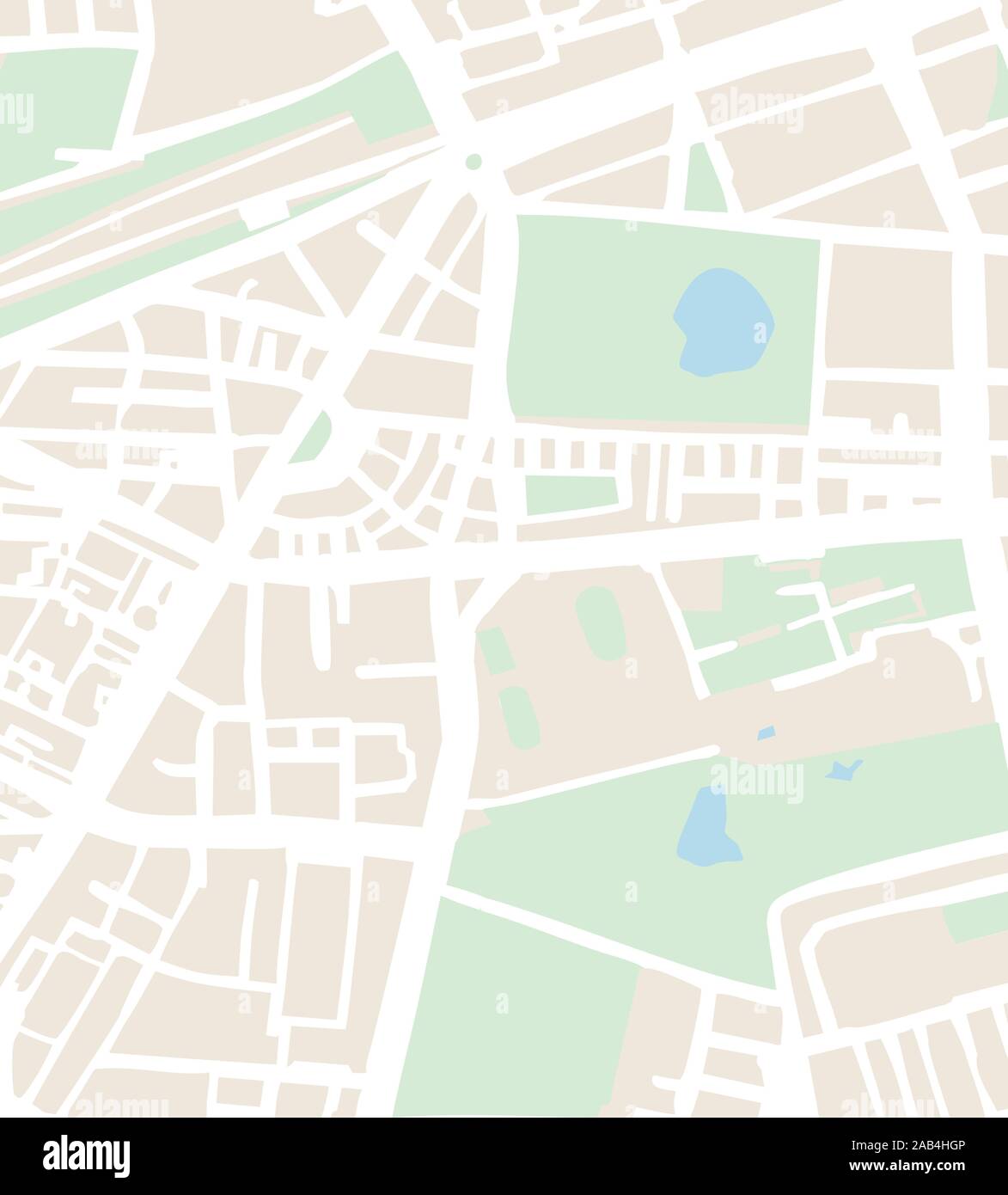 Parks with ponds Stock Vector Images - Alamy