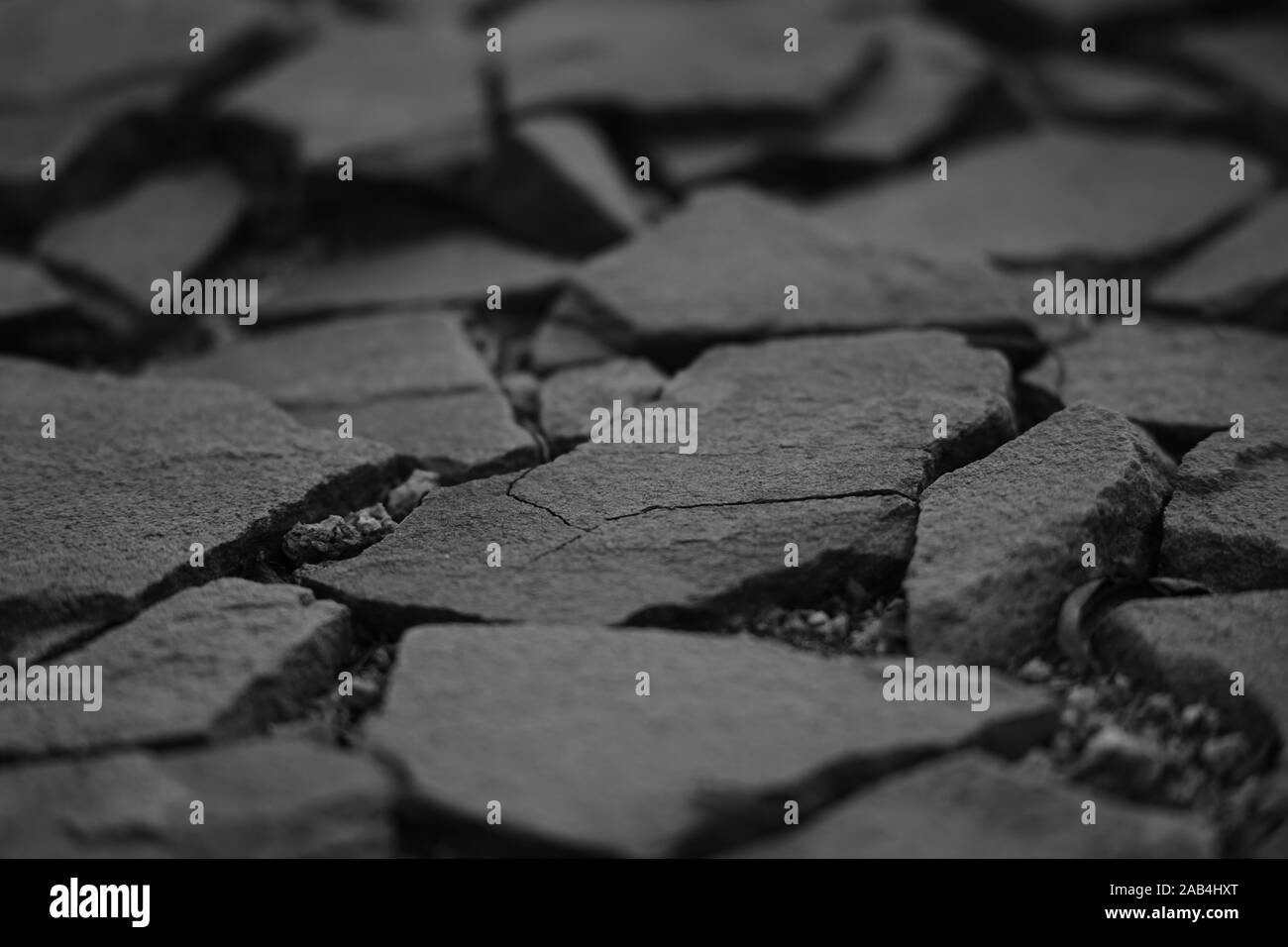 Surface made of natural wild stones, bw photo Stock Photo - Alamy