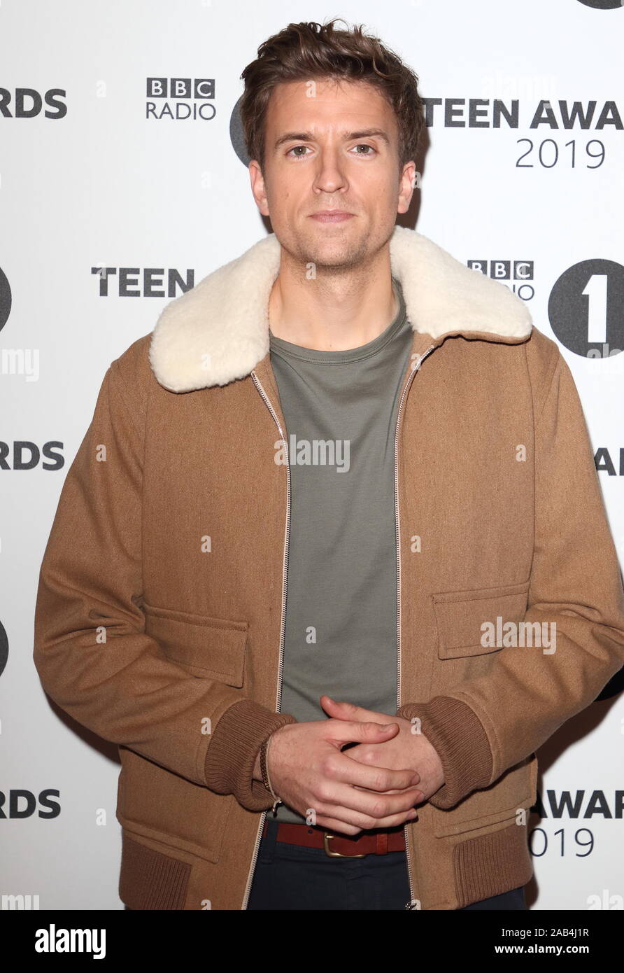 Greg James on the red carpet during the Radio One Teen Awards at BBC ...