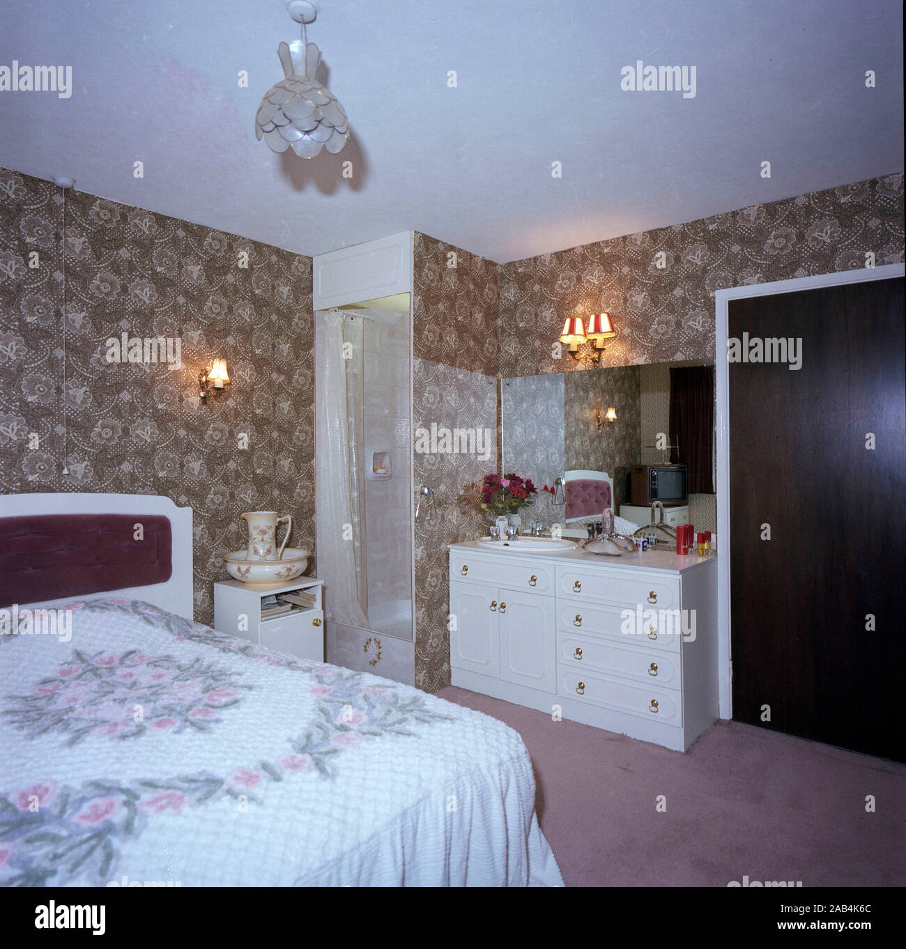 House interiors in 1982, Northern England, UK Stock Photo - Alamy