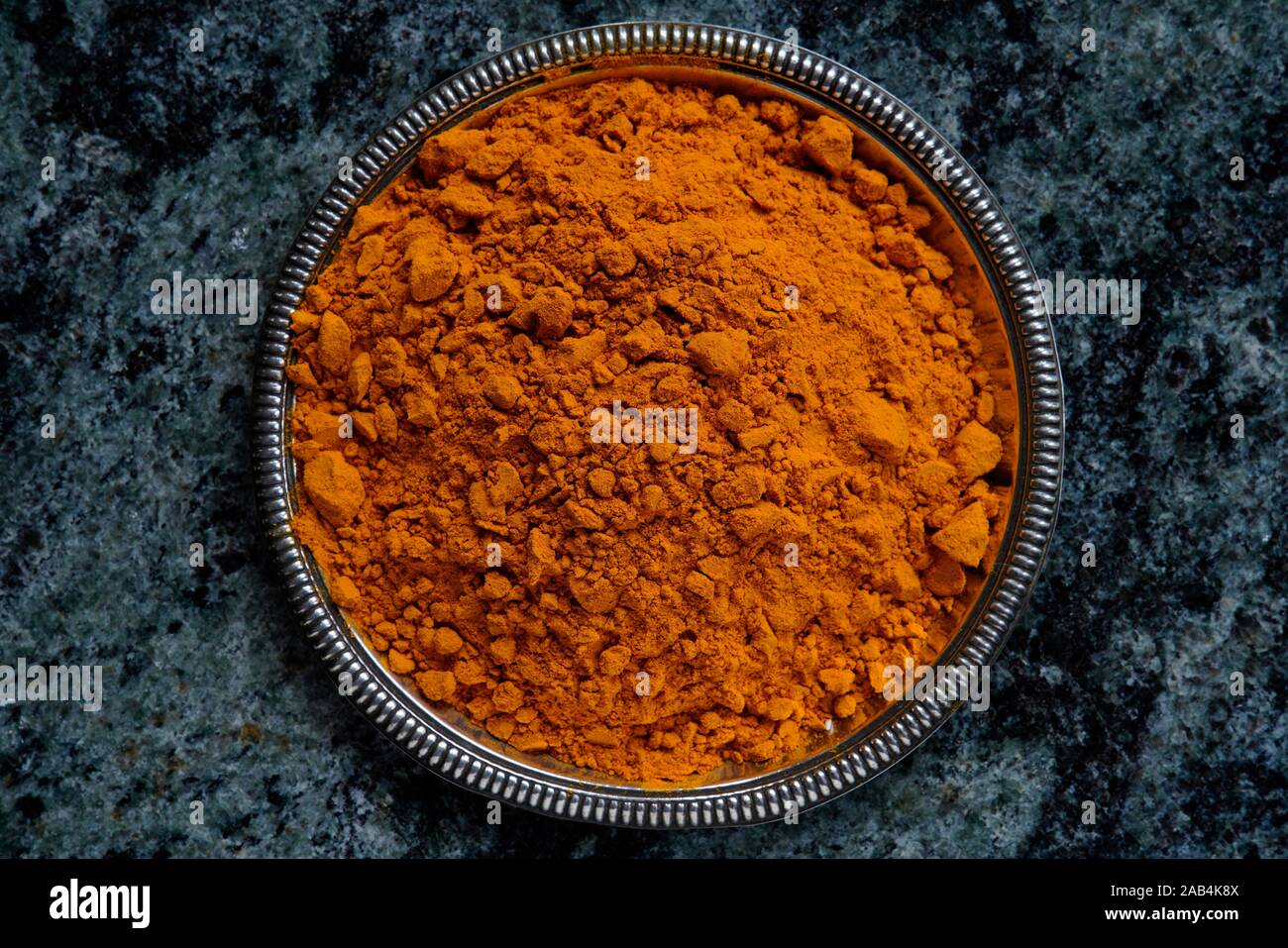 Turmeric (Curcuma longa), powder in a bowl, India Stock Photo - Alamy