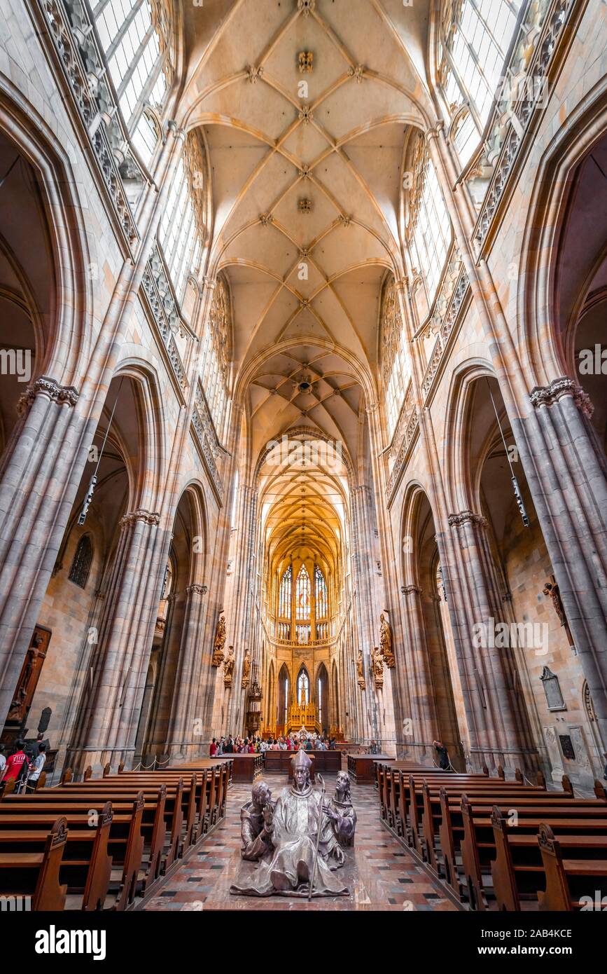Prague castle interior hi-res stock photography and images - Alamy