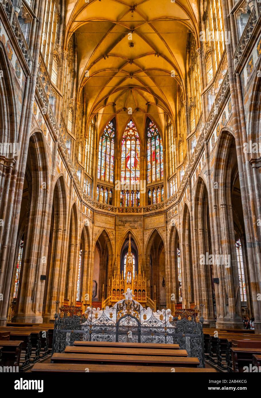 Prague castle interior hi-res stock photography and images - Alamy